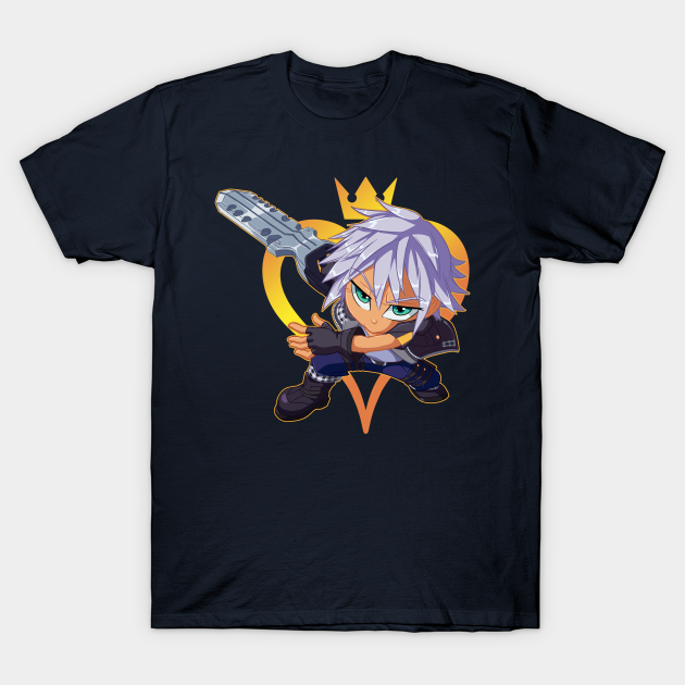 Riku Chibi - Kingdom Hearts - T-Shirt | TeePublic