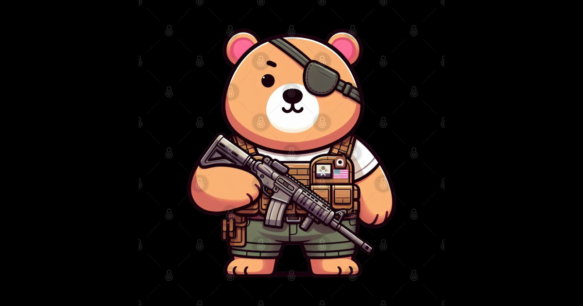 Tactical Bears - Tactical - Sticker | TeePublic
