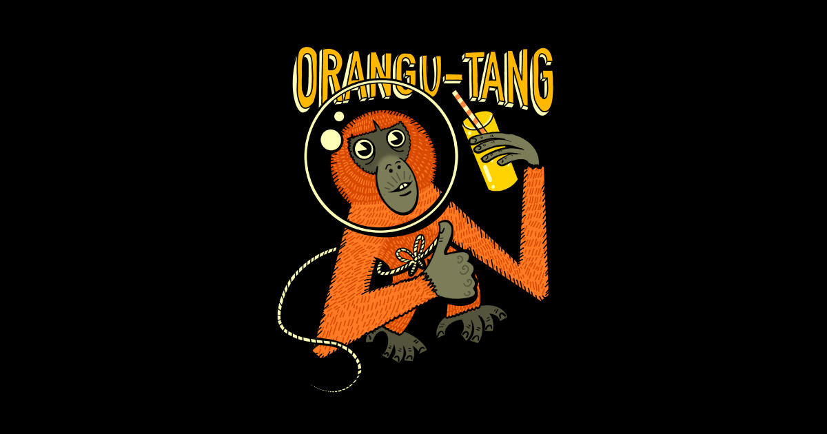 The Orangu Tang - Monkey In Space - Tapestry | TeePublic