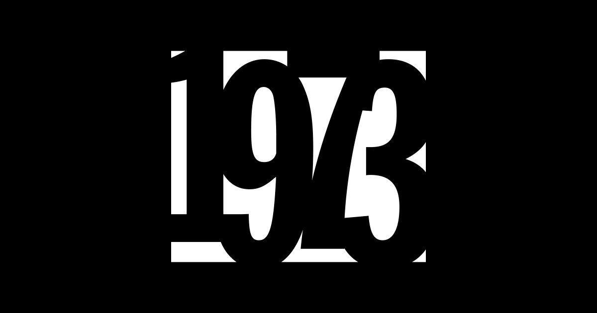 1973 Funky Overlapping Reverse Numbers for Dark Backgrounds - 1973 ...