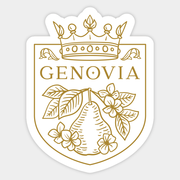 Genovia - Princess Diaries - Sticker | TeePublic