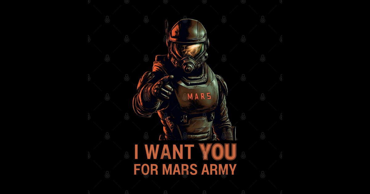 Mars Army - I Want You - Sci Fi - Expanse - Posters and Art Prints ...