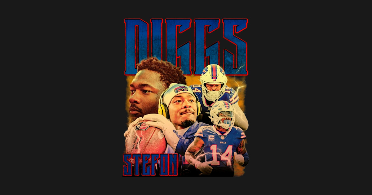 Stefon Diggs Bootleg Vintage - Stefon Diggs - T-Shirt | TeePublic