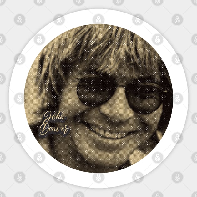 John Denver 18 - John Denver - Sticker | TeePublic