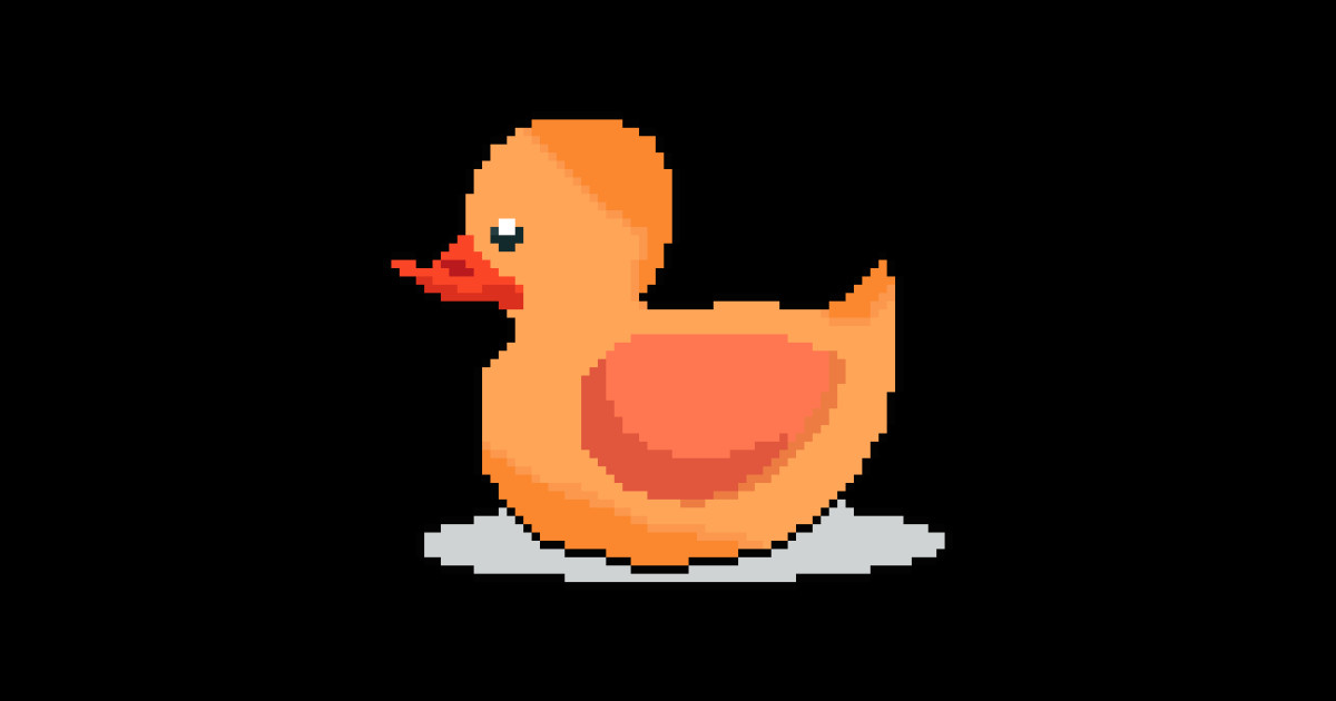 Quack-tastic Style - Pixel - Sticker | TeePublic