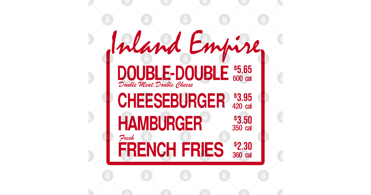 Inland Empire Burger - Food - T-Shirt | TeePublic