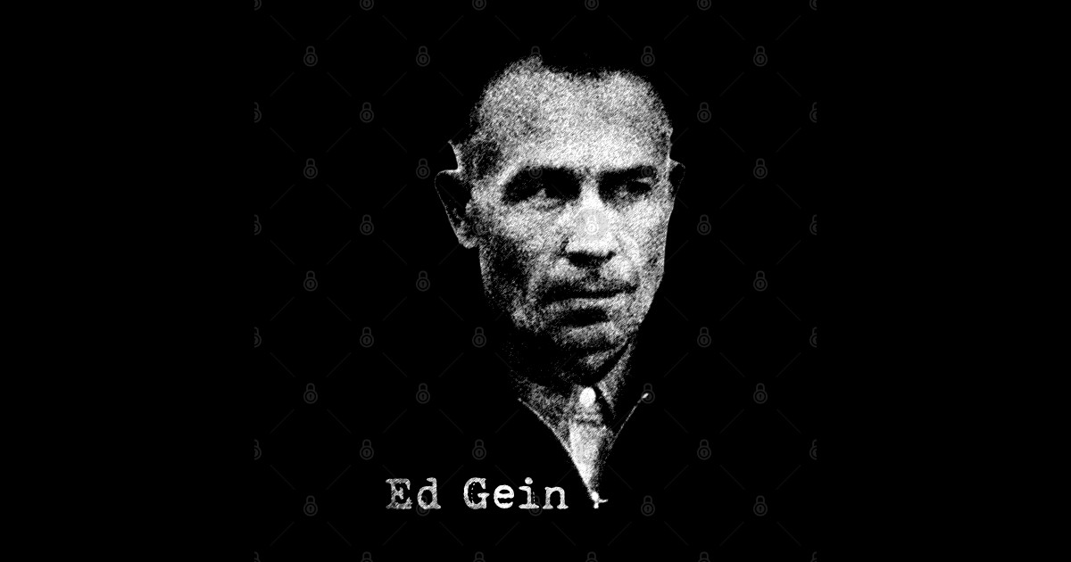Ed Gein Portrait Retro - Ed Gein - Sticker | TeePublic