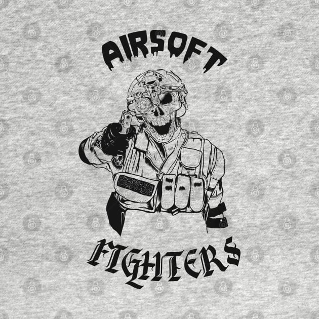 Tacticool Airsoft Fighters Black - Tacticool - T-Shirt | TeePublic