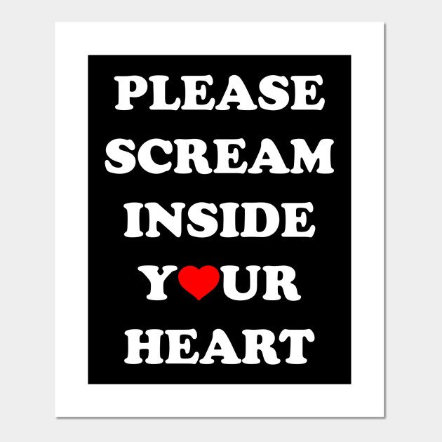 Scream Inside Your Heart - Theme Park - Posters and Art Prints | TeePublic