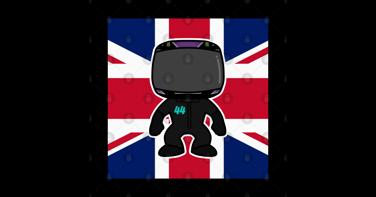 Lewis Hamilton Custom Bobblehead - Flag Edition 2021 Season - Lewis ...