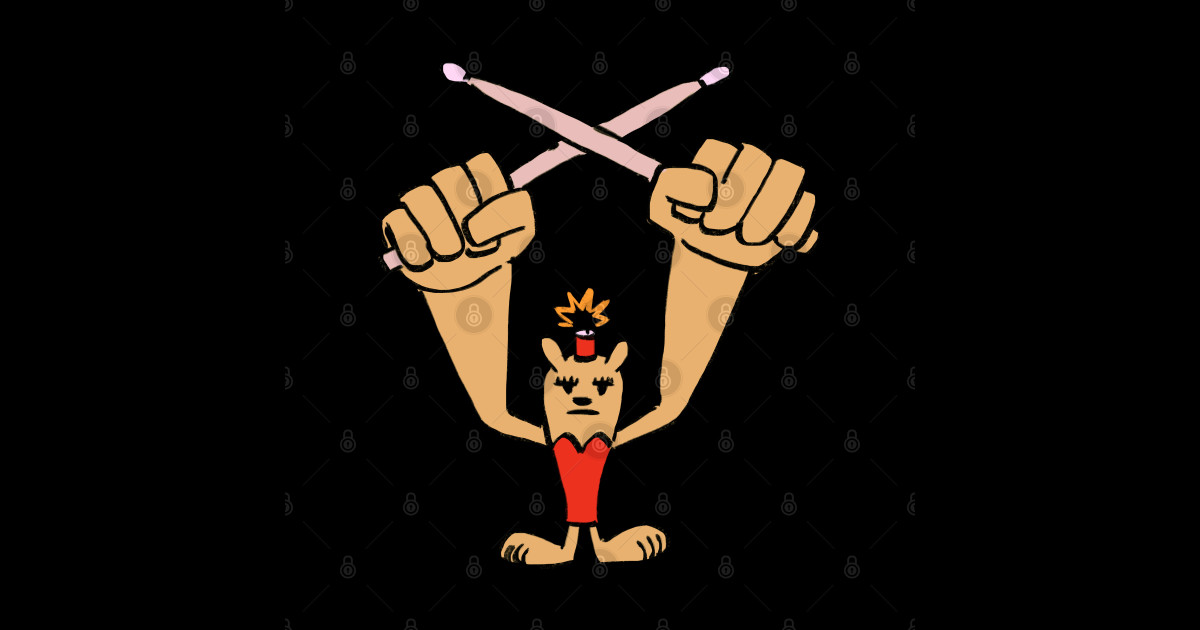 I draw ma-san the drummer / um jammer lammy - Parappa The Rapper ...