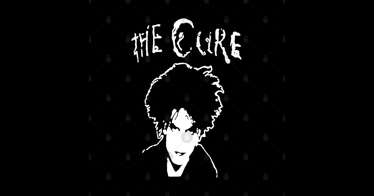 The Cure // Vintage Style Design - The Cure - Sticker | TeePublic