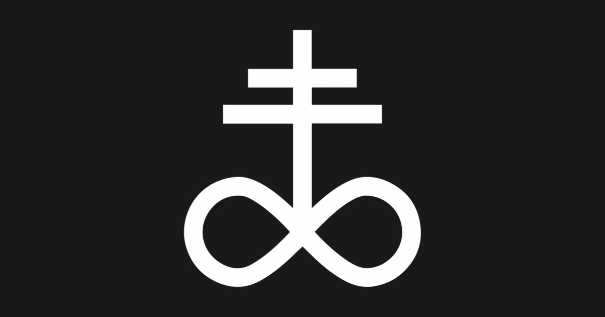 Lucifer – Satanic Infinity Cross Fan Symbol - Lucifer Emblem Logo - T ...