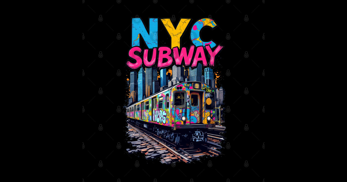 New York Subway Nyc Subway - Nyc Subway - Sticker | TeePublic