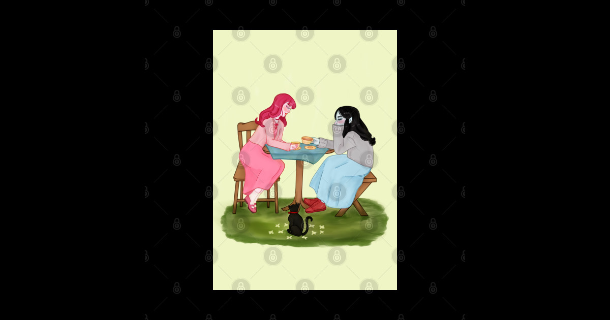 Cottagecore wives - Bubbline - Posters and Art Prints | TeePublic