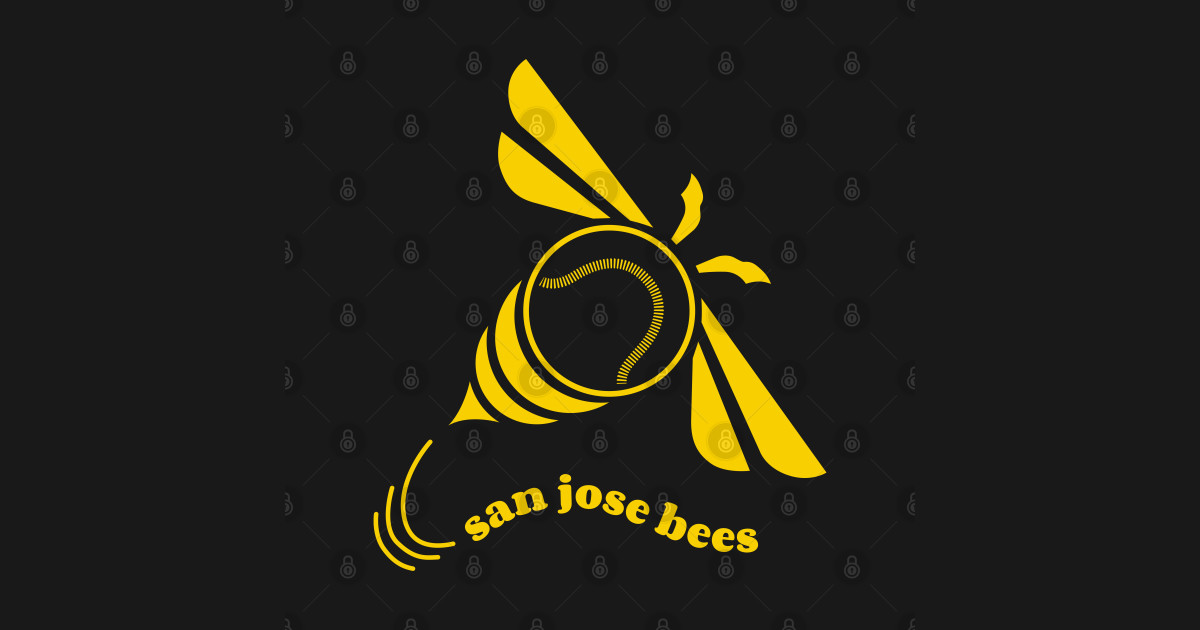 Defunct San Jose Bees Baseball 1962 - San Jose California - T-Shirt ...