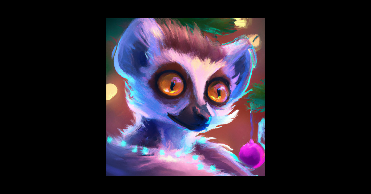Cute Lemur Drawing - Cute Lemur - Posters and Art Prints | TeePublic