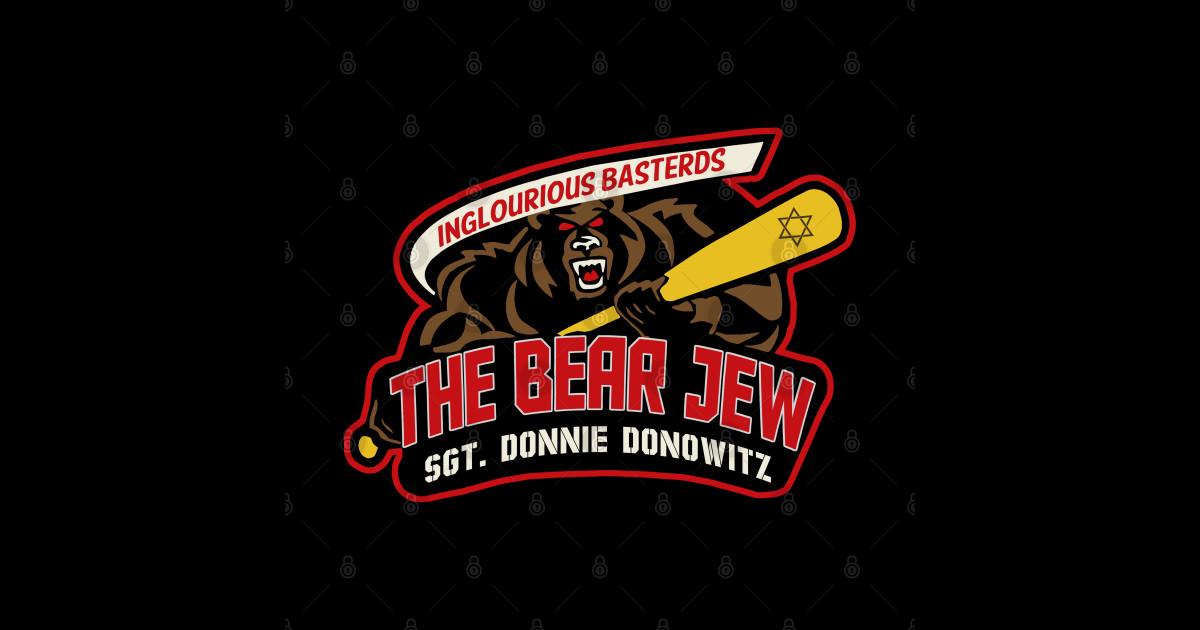 The Bear Jew logo - Popular - Sticker | TeePublic