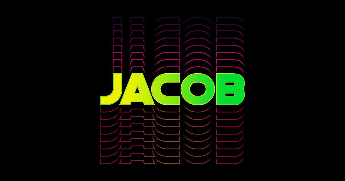Jacob gift idea for boys men first given name Jacob - Jacob - Sticker ...