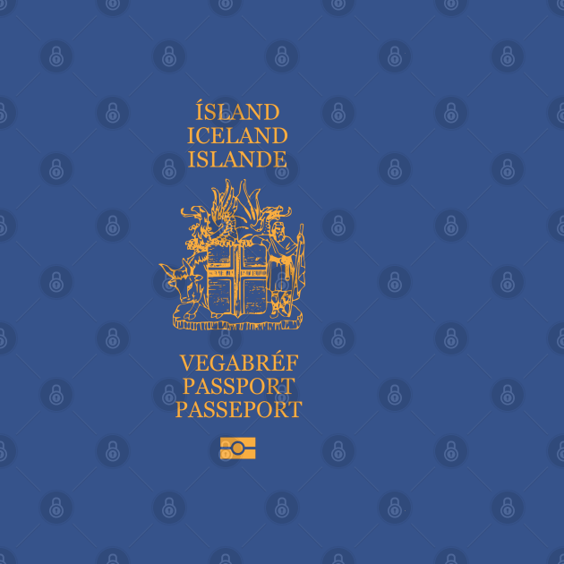 Iceland Passport Iceland T Shirt Teepublic