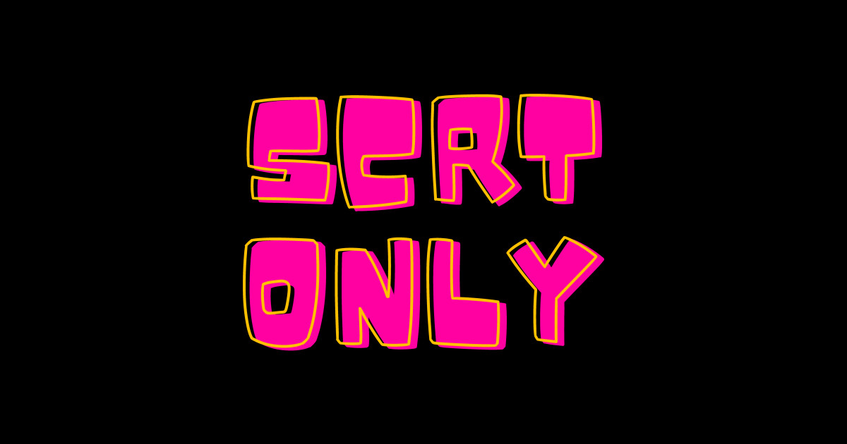 scrt only 70's logo - Clothing - Pin | TeePublic