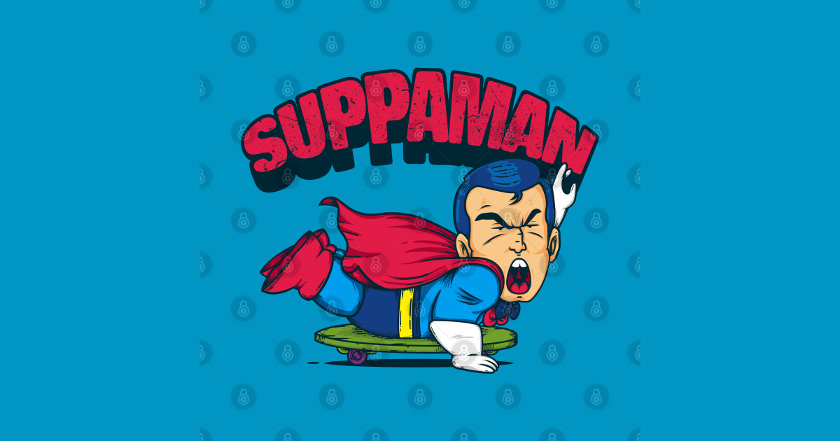 SUPPAMAN - Suppaman - T-Shirt | TeePublic