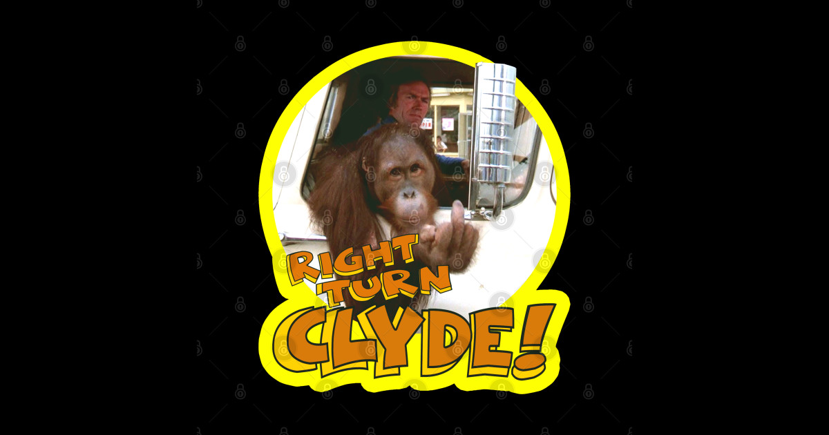 Every Which Way But Loose - Right Turn Clyde! - Nostalgia - Posters and ...