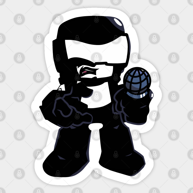 Tankman character from FNF - Fnf - Sticker | TeePublic