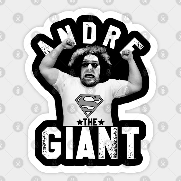 Andre the giant - Andre The Giant - Sticker | TeePublic