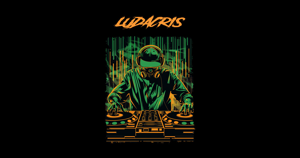 LUDACRIS RAPPER MUSIC FAN ART - Ludacris Rapper Music Fan Art - Sticker ...