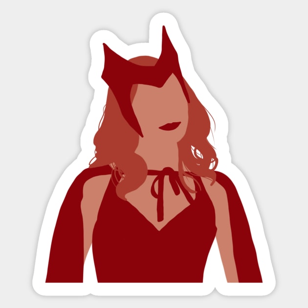 Scarlet Halloween Costume - Scarlet - Sticker | TeePublic