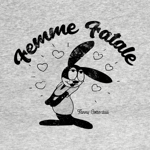 Fanny Cottontail Femme Fatale - Oswald The Lucky Rabbit - T-Shirt ...