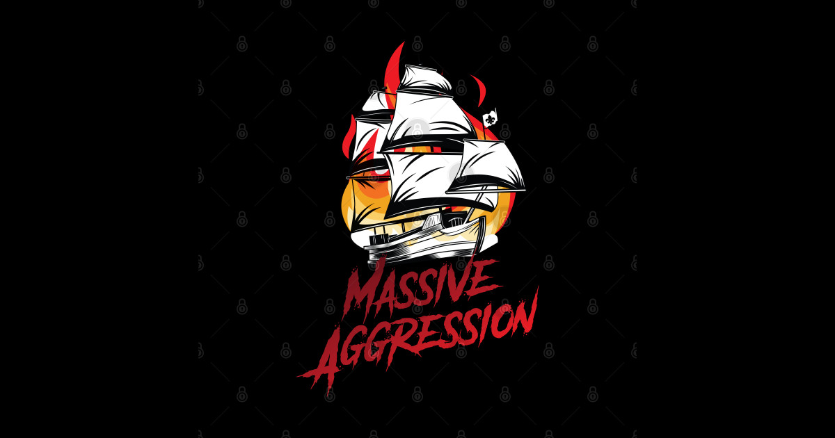 Massive Aggression - Gay Pirates - Sticker | TeePublic