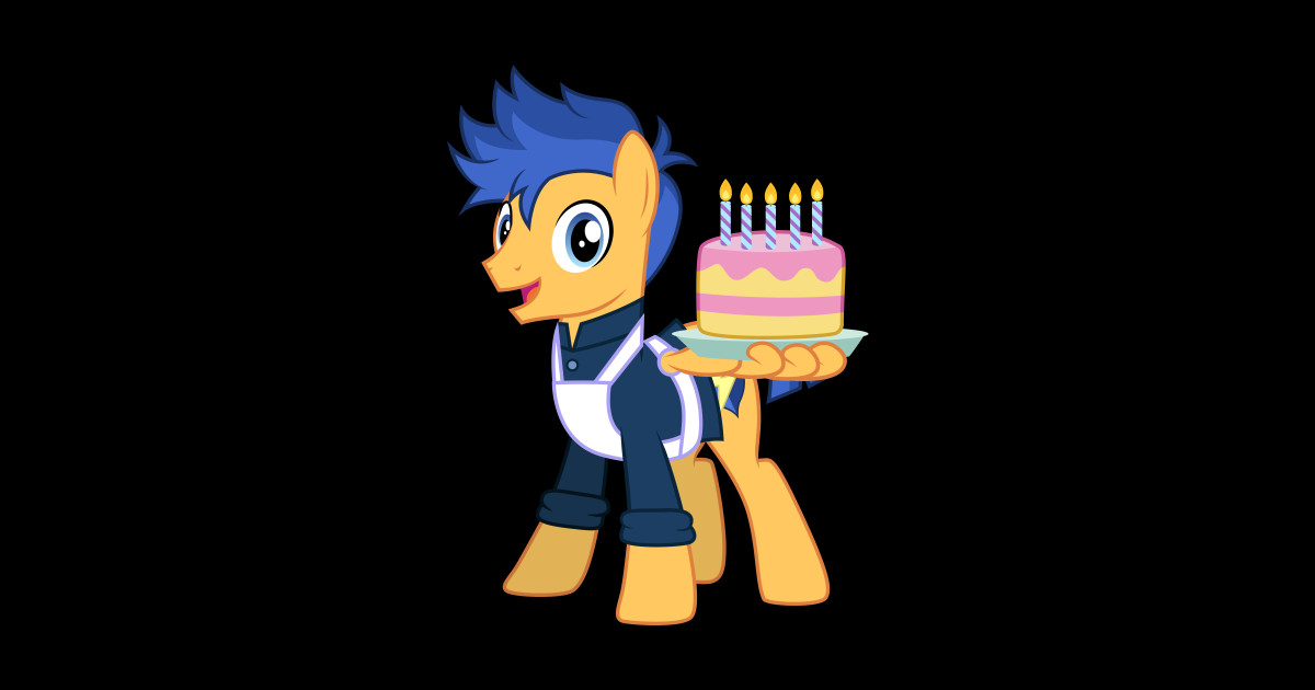 Happy Birthday from Flash Sentry - My Little Pony - Sticker | TeePublic