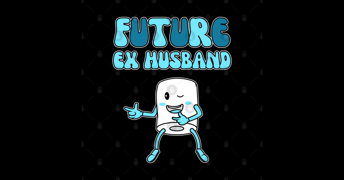 Future Ex husband Vintage Quote - Divorced Af - Sticker | TeePublic