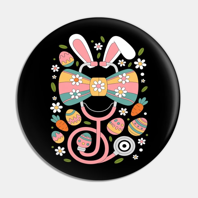 Easter Nurse Bunny Stethoscope Spring Medical Nursing - Easter Nurse ...
