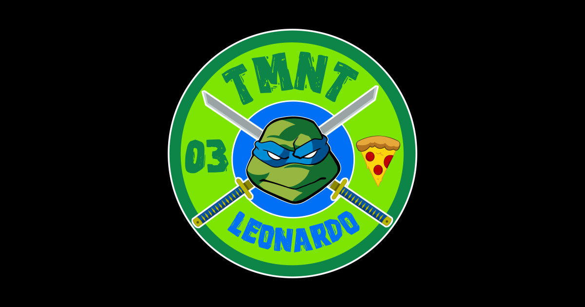 TMNT Leonardo Crest - Ninja Turtles - Sticker | TeePublic