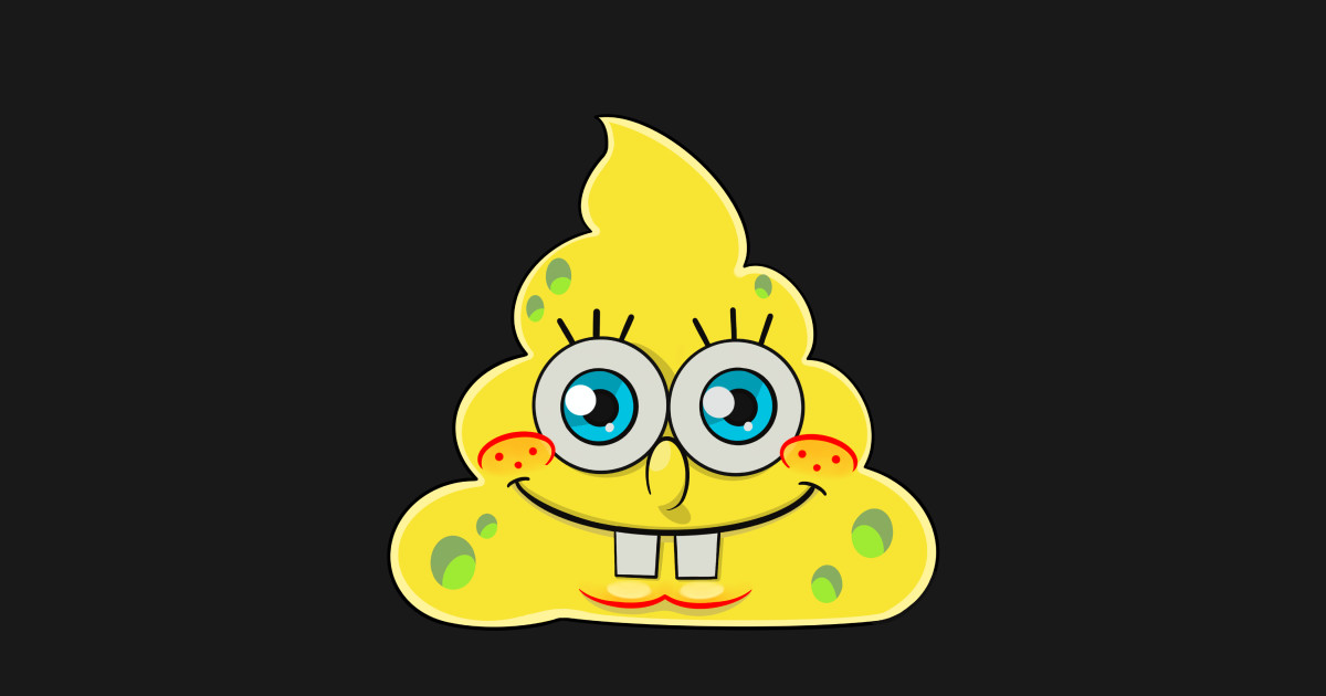 Spongepoop - Cartoon - T-Shirt | TeePublic