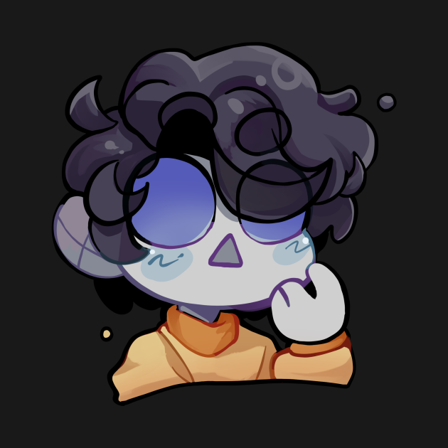 GHOSTBUR COLLECTION-chibi face - Ghostbur - T-Shirt | TeePublic