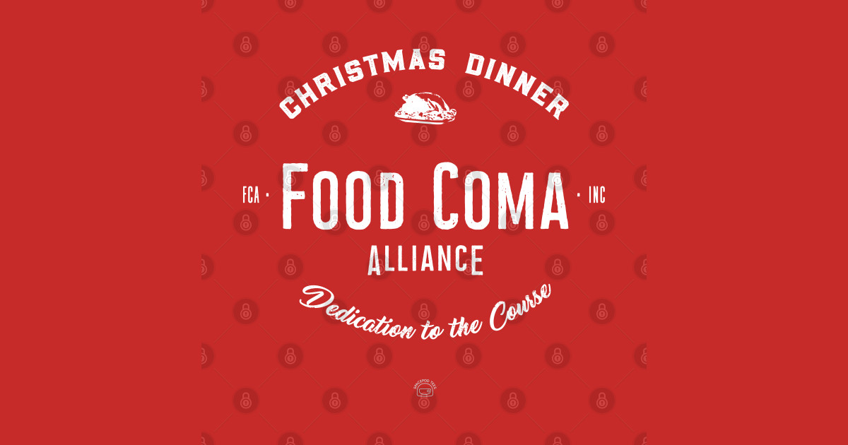 Christmas Dinner Food Coma - Christmas - Tank Top | TeePublic