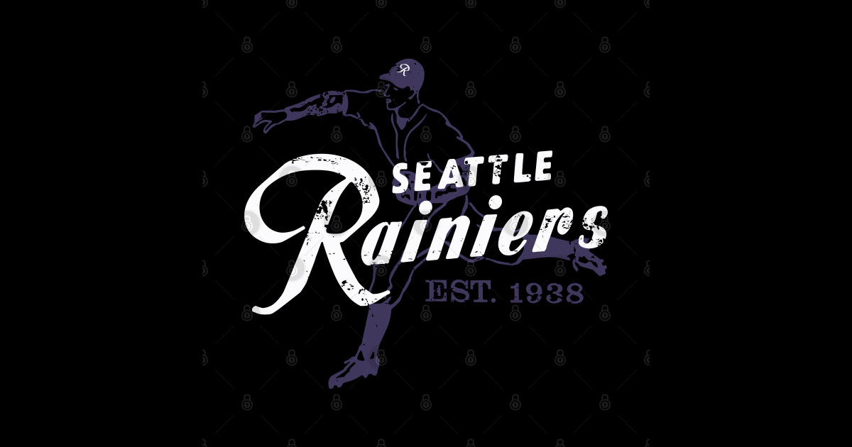Seattle Rainiers Defunct Vintage Baseball - Baseball - Sticker | TeePublic