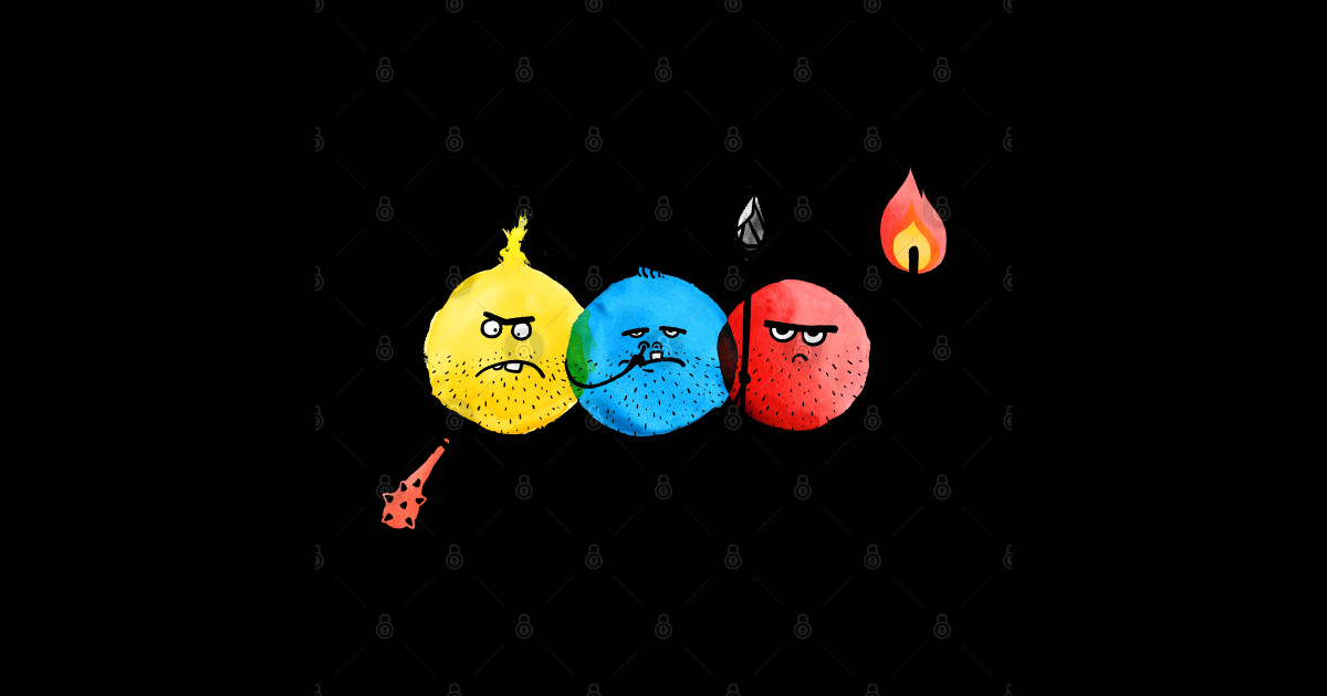 Primary Colors - Primary Colors - Sticker | TeePublic