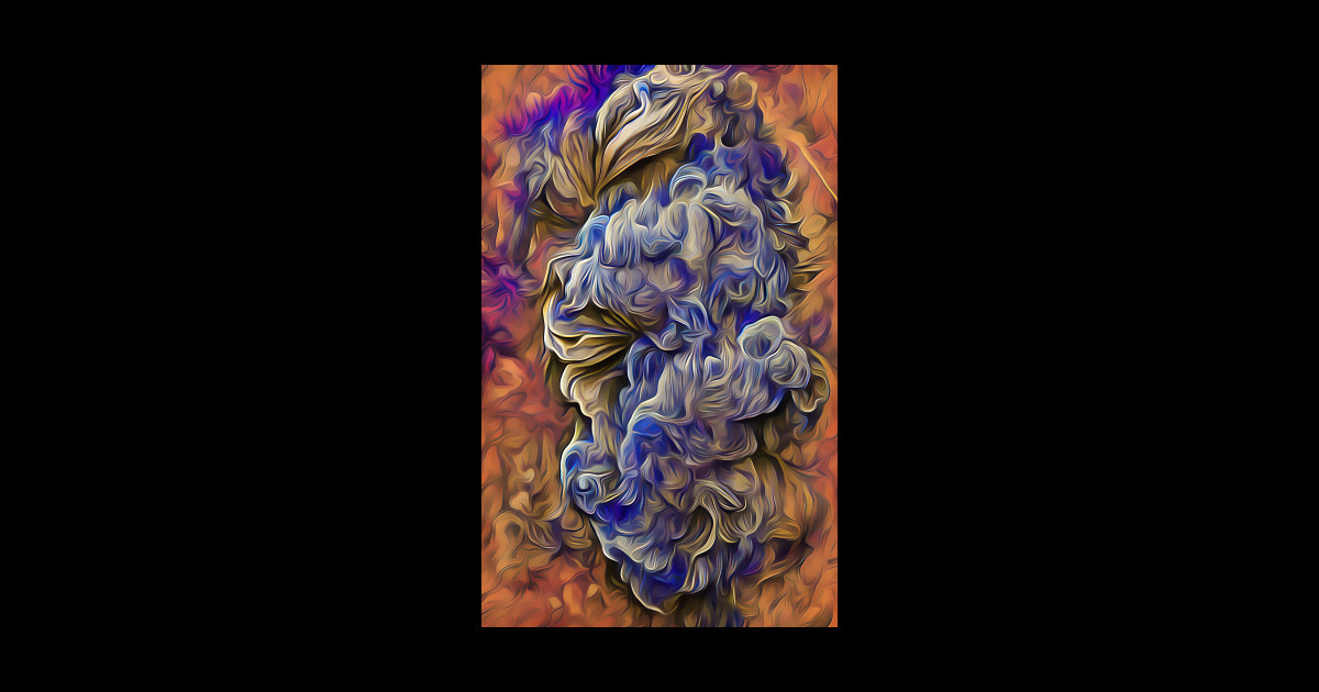 Blue Embossed Expanded Lustrous Nug Smoke Weed - Nugs - Magnet | TeePublic