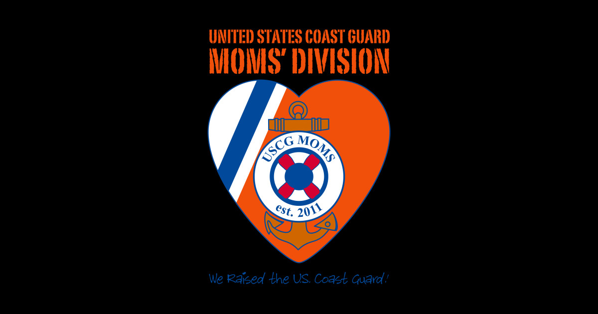 USCG Mom's Division Logo - Uscg - Sticker | TeePublic