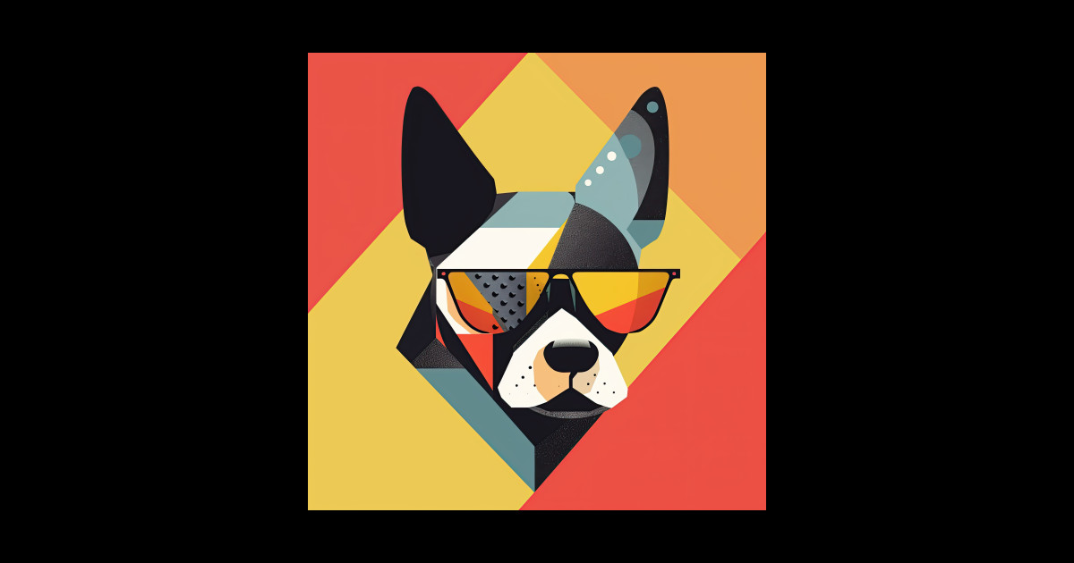 Let's be cool - Cool Dogs - Sticker | TeePublic