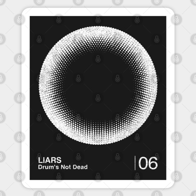 Liars / Minimalist Graphic Fan Artwork Design - Liars - Sticker | TeePublic