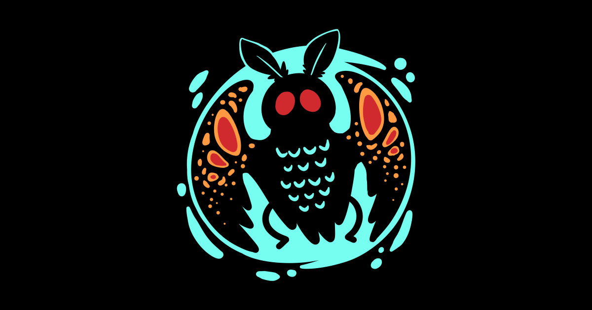 Moth Boy - Mothman - Sticker | TeePublic