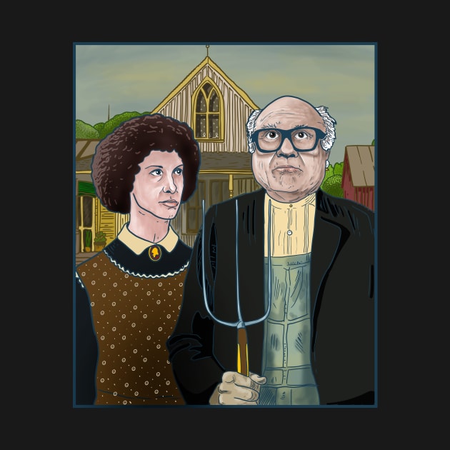 American Gothic with Danny DeVito and Rhea Perlmann - American Gothic ...