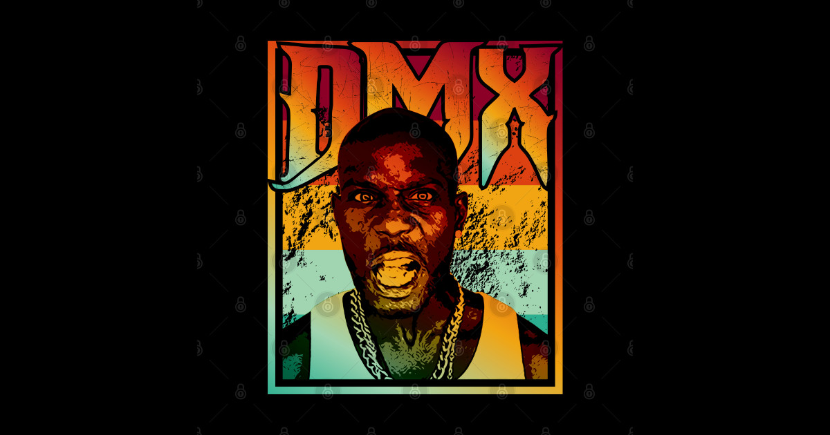 DMX || Retro || Old school hip hop - Dmx King Rap - Sticker | TeePublic