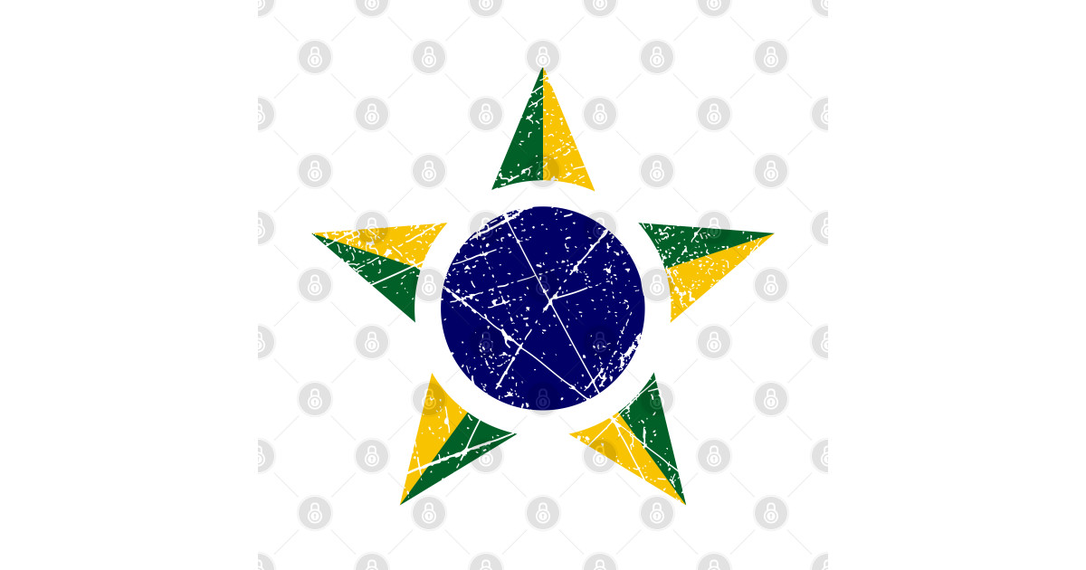 Brazil Roundel Vintage - Brazil Flag - T-Shirt | TeePublic